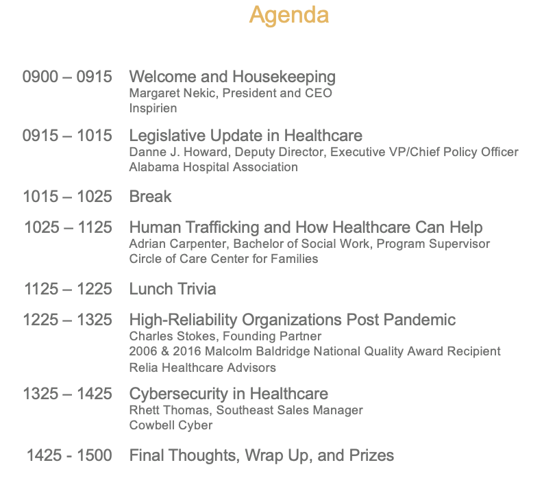 Risk Management Seminar Inspirien